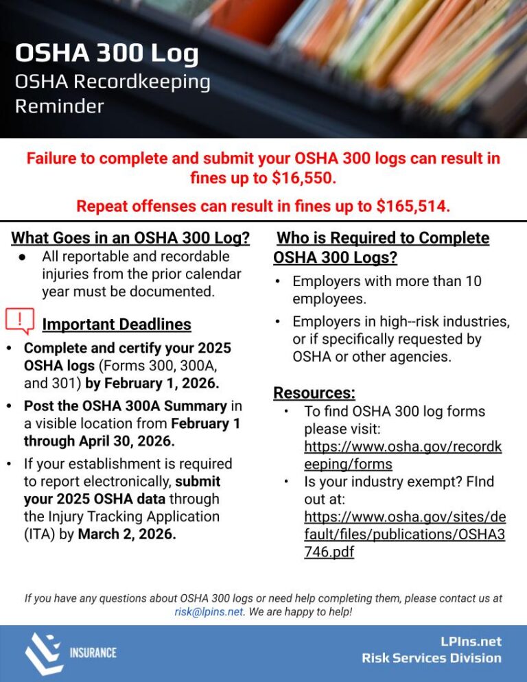 OSHA 300 Log Deadlines and 300A Posting Requirements for 2026 [Free ...