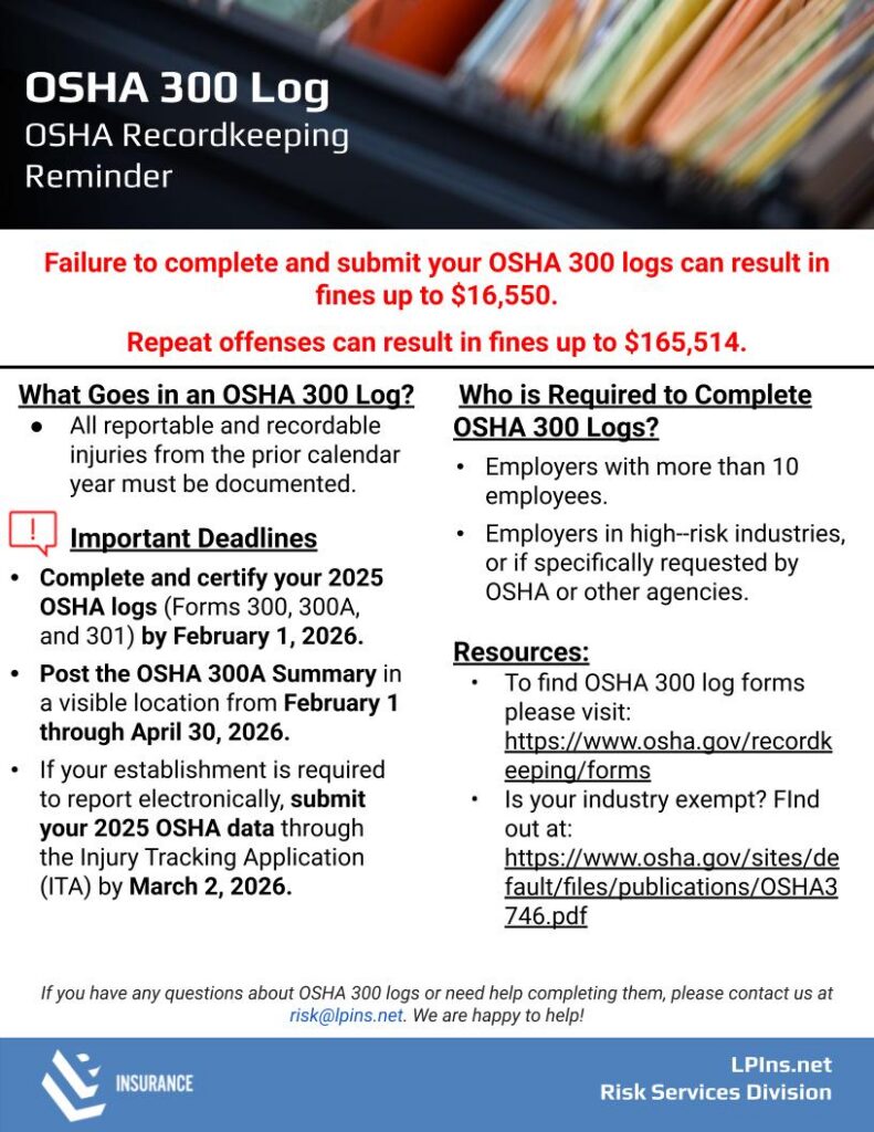 OSHA 300 Log Deadlines and 300A Posting Requirements for 2026 [Free ...